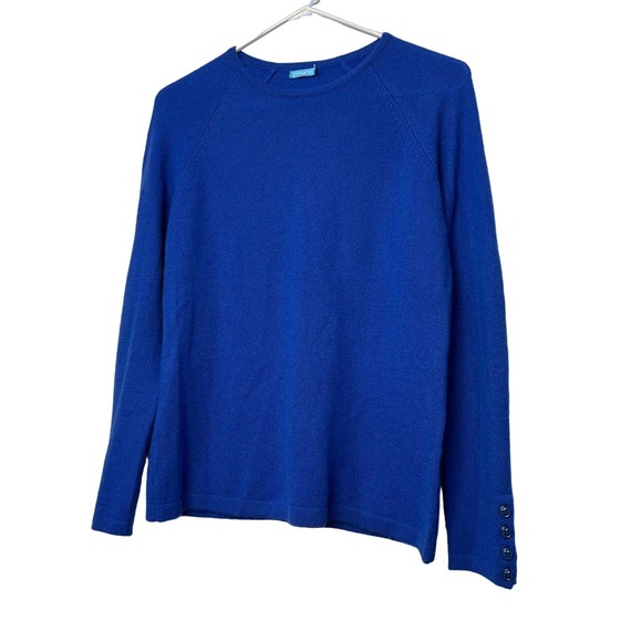 J. McLaughlin | Sweaters | J Mclaughlin Royal Blue Crewneck Cashmere ...